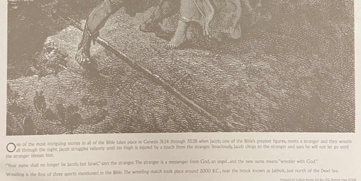 Wrestling in the Bible – National Wrestling Hall of Fame and Dan Gable ...