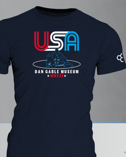 RUDIS USA Dan Gable Museum T-Shirt – National Wrestling Hall of Fame ...